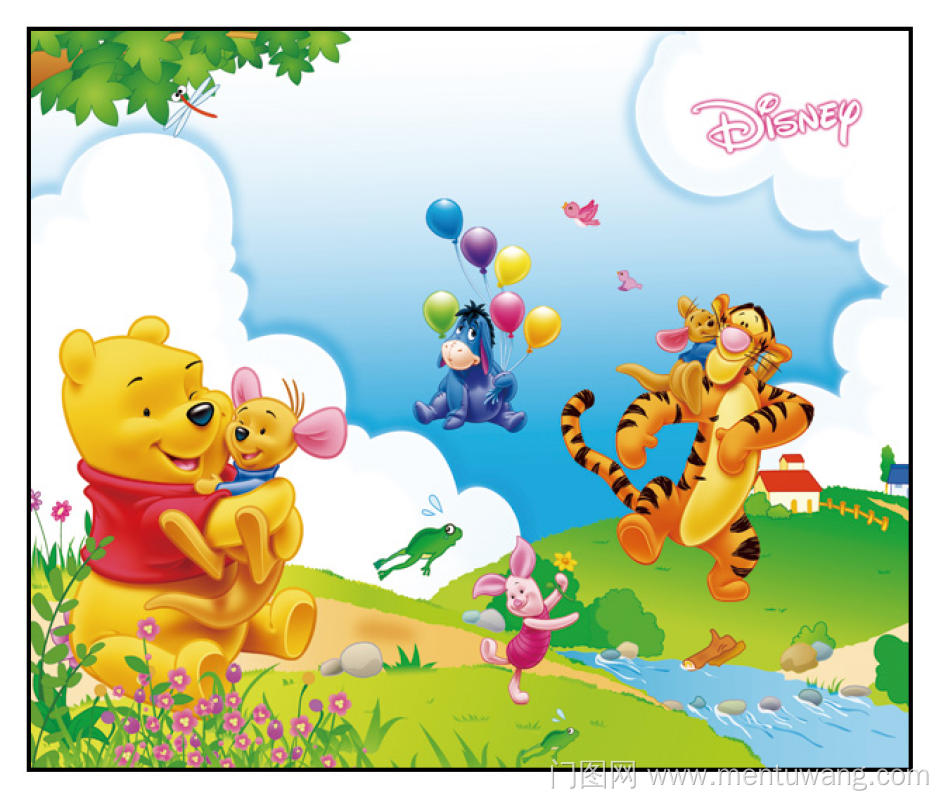 1,维尼熊 跳跳虎 粉红猪 卡通 _门图网